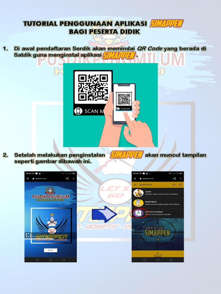 Tutorial Simappen Serdik | PDF