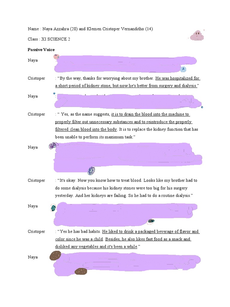 20 and 14 (Passive Voice) | PDF | Kidney | Medical Specialties