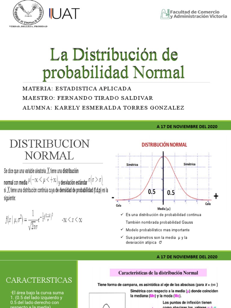 La Distribución de Probabilidad Normal | PDF | Distribución normal ...