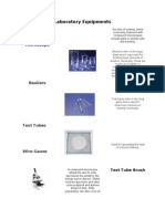 Common Biology Laboratory Equipment | PDF