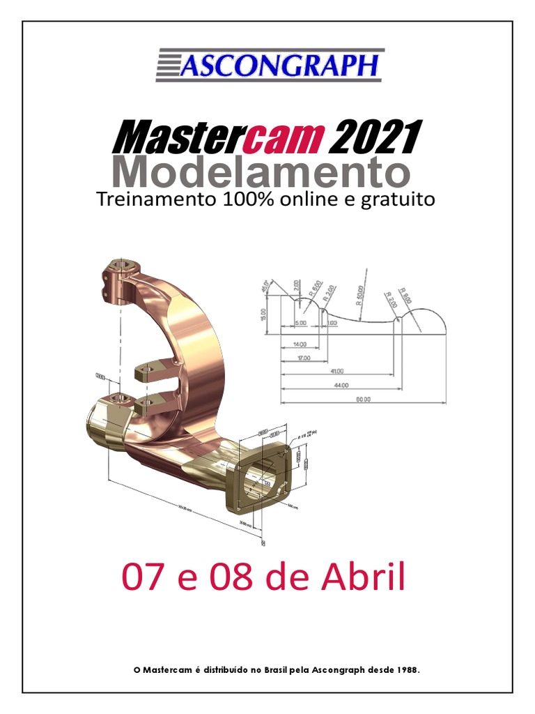 Treinamento de Modelamento no Mastercam 2021: Criação de Geometrias 2D ...