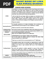 Emcee Script Conference or Meetings | PDF