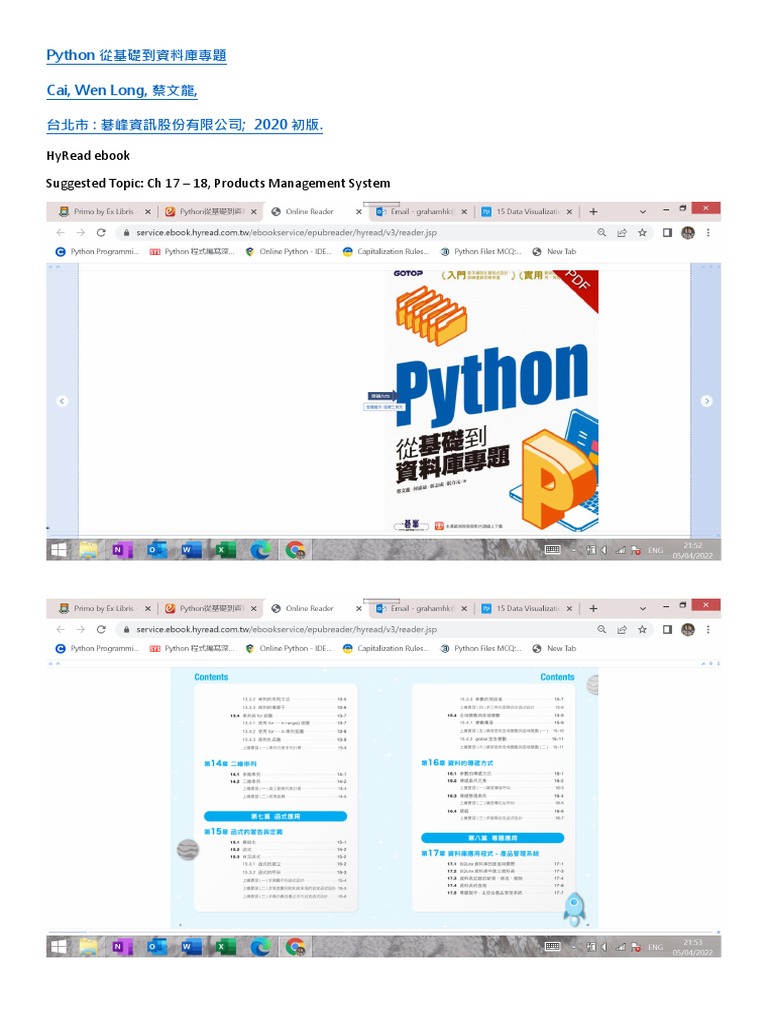 Inspiration For Python Projects | PDF | Computers