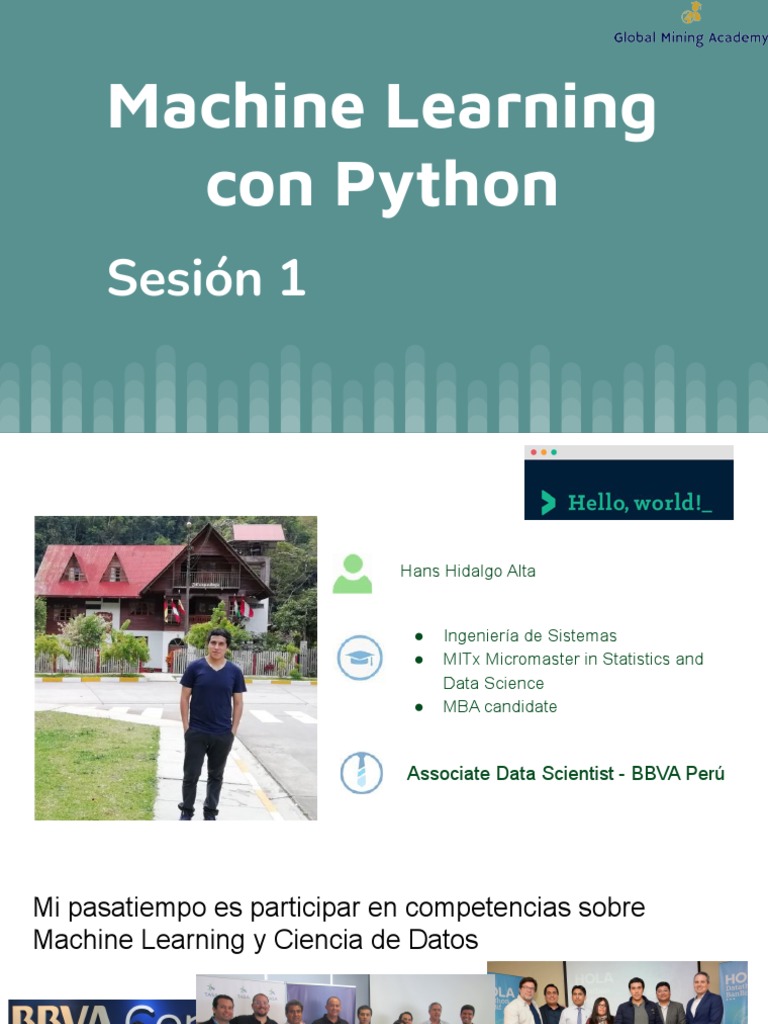 Introduccion-Machine Learning | Descargar gratis PDF | Objeto (informática) | Python (lenguaje ...
