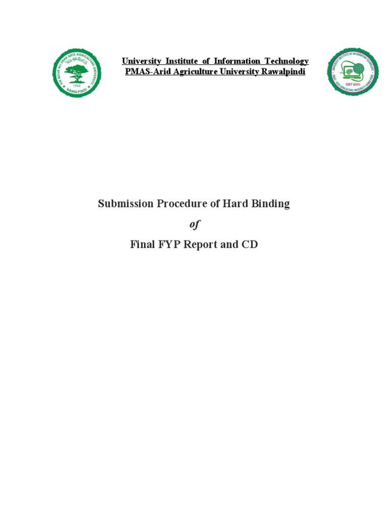 Final FYP Report Submission Procedure | PDF | Computing | Science