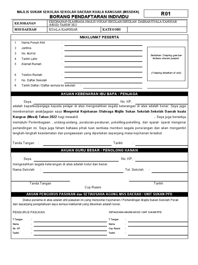 R01 MSSD Olahraga 2022 | PDF