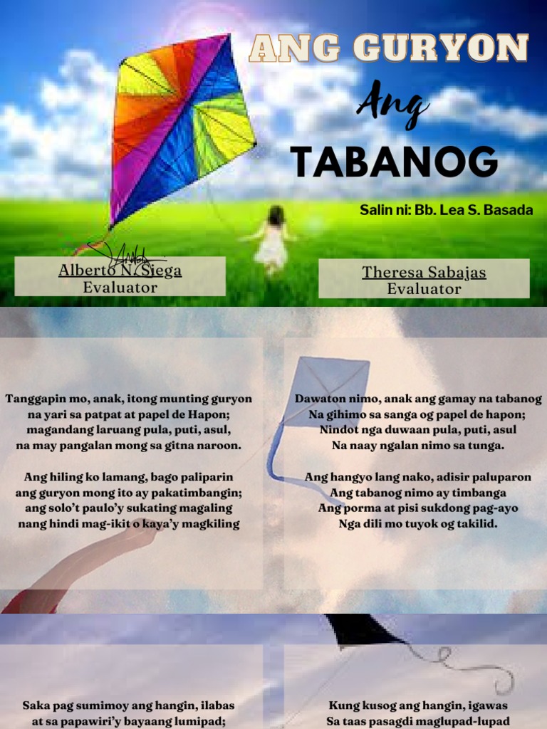 PROYEKTO-SA-PAGSASALIN-Ang-guryon - LEA BASADA | PDF
