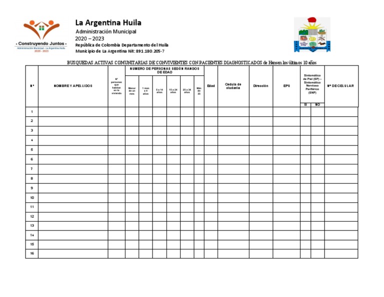 BUSQUEDAS ACTIVAS SP Hansen o Lepra | PDF