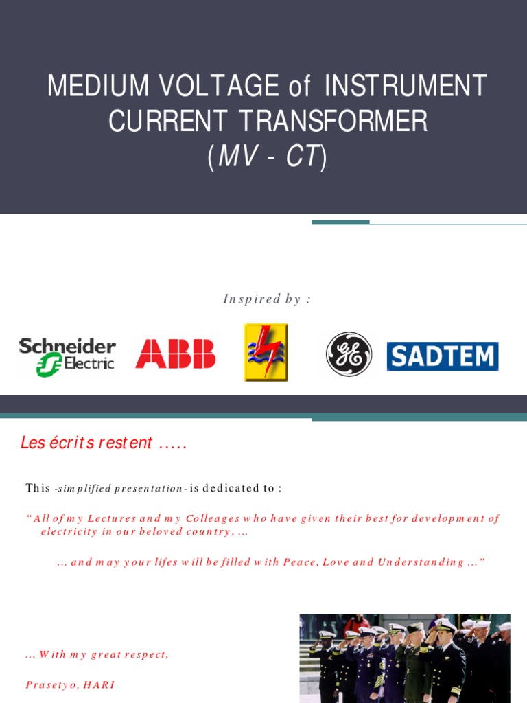 MV Current Transformer | PDF