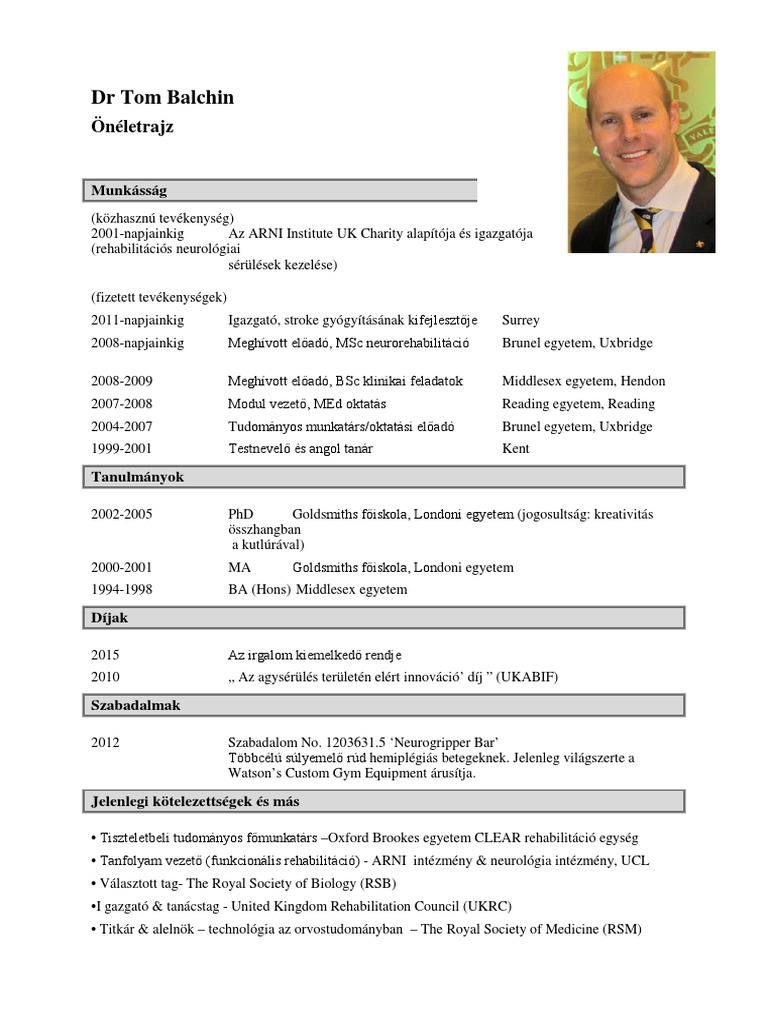 Dr. Tom Balchin | PDF