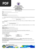 New Deped Home Visitation Form | PDF