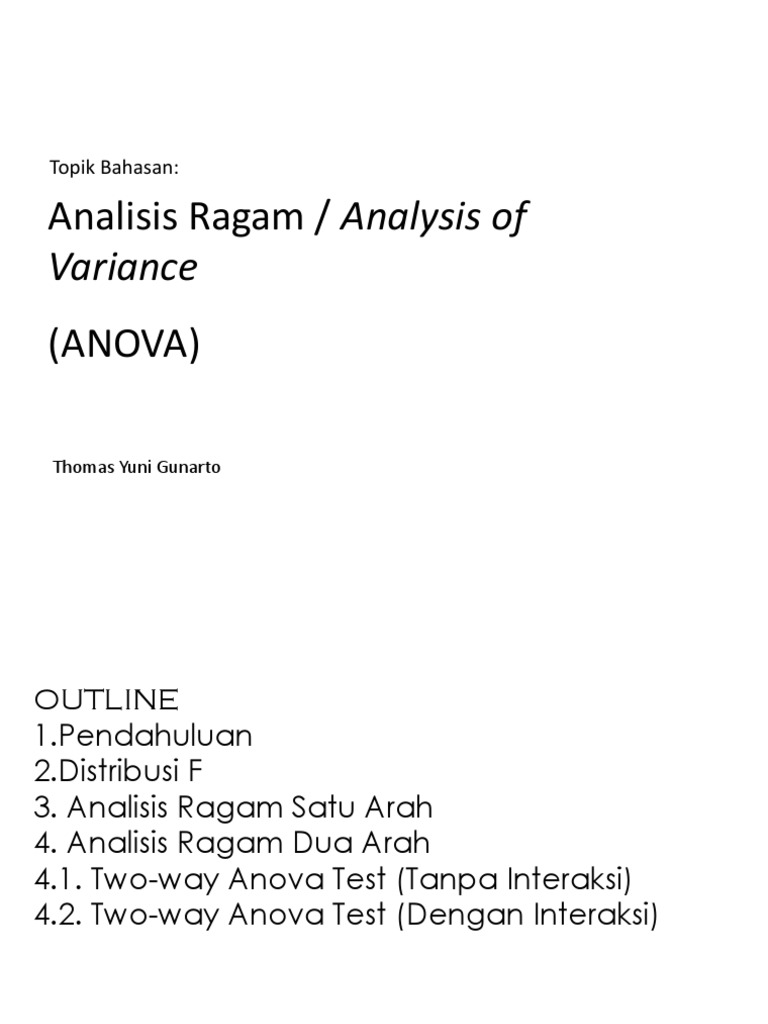 Anova | PDF