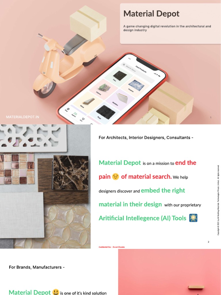 Material Depot - Prospectus | PDF | Analytics | Brand