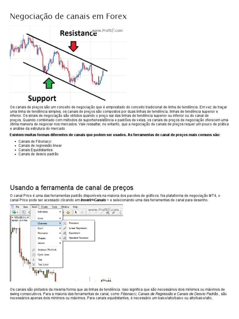 Channel Trading in Forex - Definition, Strategies, Tools | PDF | Desvio ...