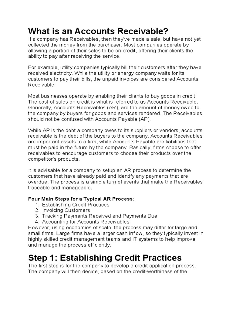 Proses of Account Receivable | PDF | Invoice | Accounts Payable