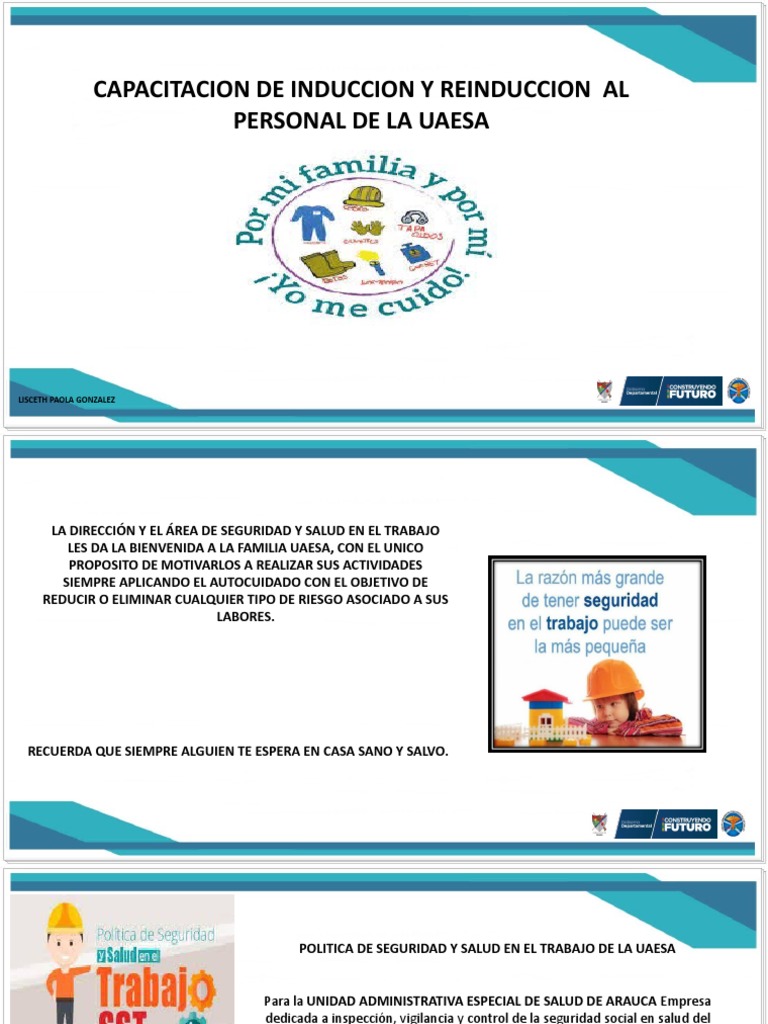 Diapositivas Capacitacion de Induccion y Reinduccion 2020 | PDF | Valores | Ciencias de la Salud