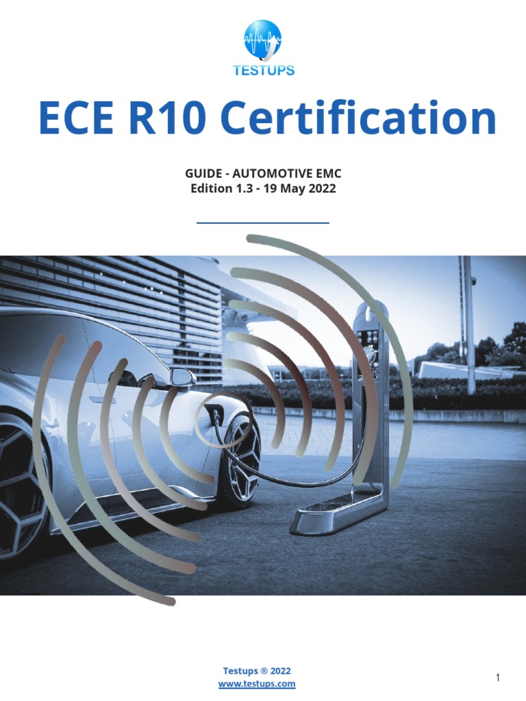 ECE R10 Certification Guide-Edition 1.3 | PDF | Electromagnetic ...