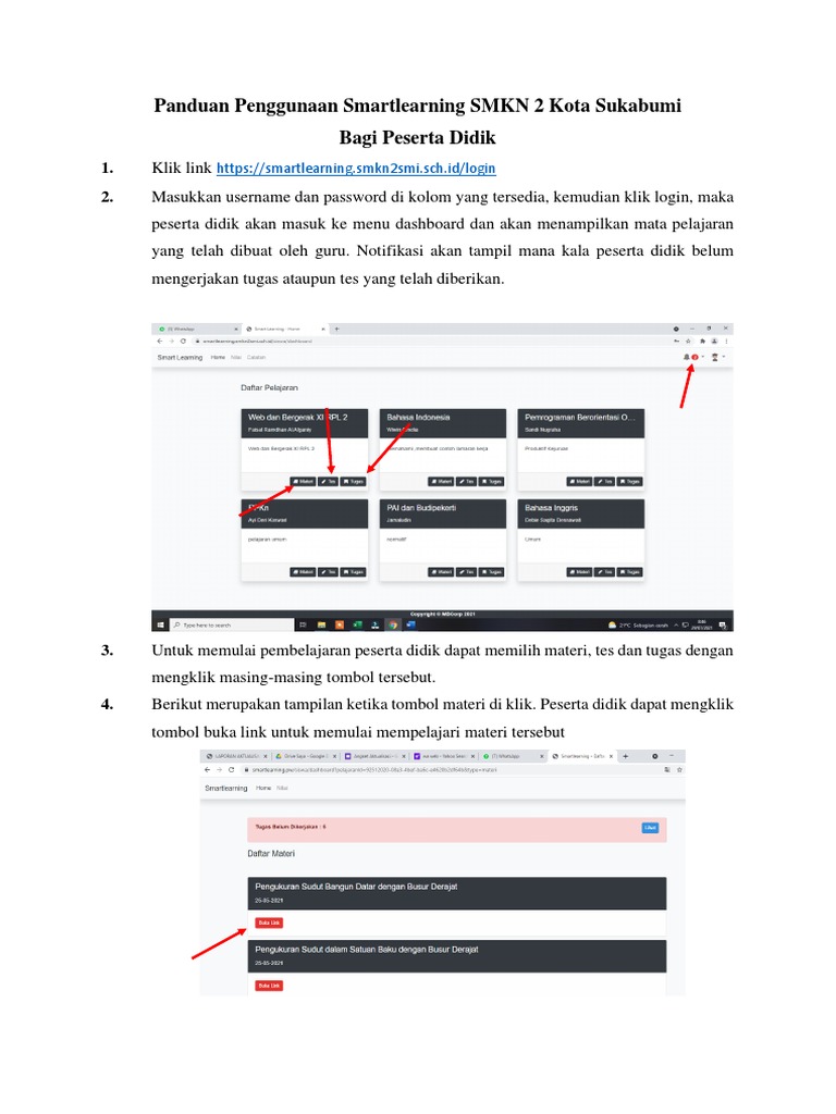 Panduan Smartlearning SMKN 2 Sukabumi | PDF | Karier & Perkembangan ...