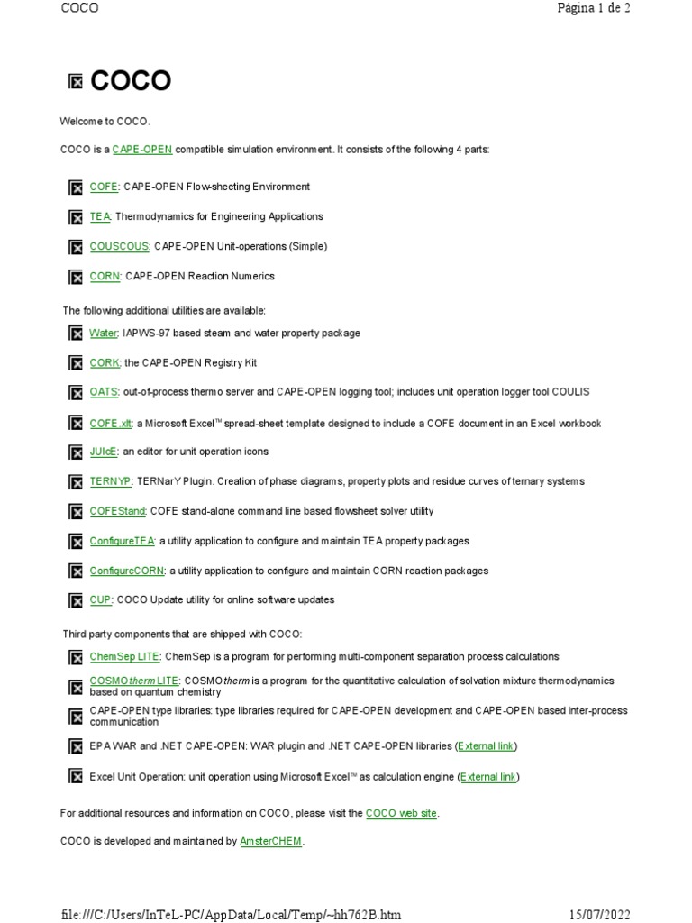 Coco Simulator | PDF | Microsoft Excel | Software