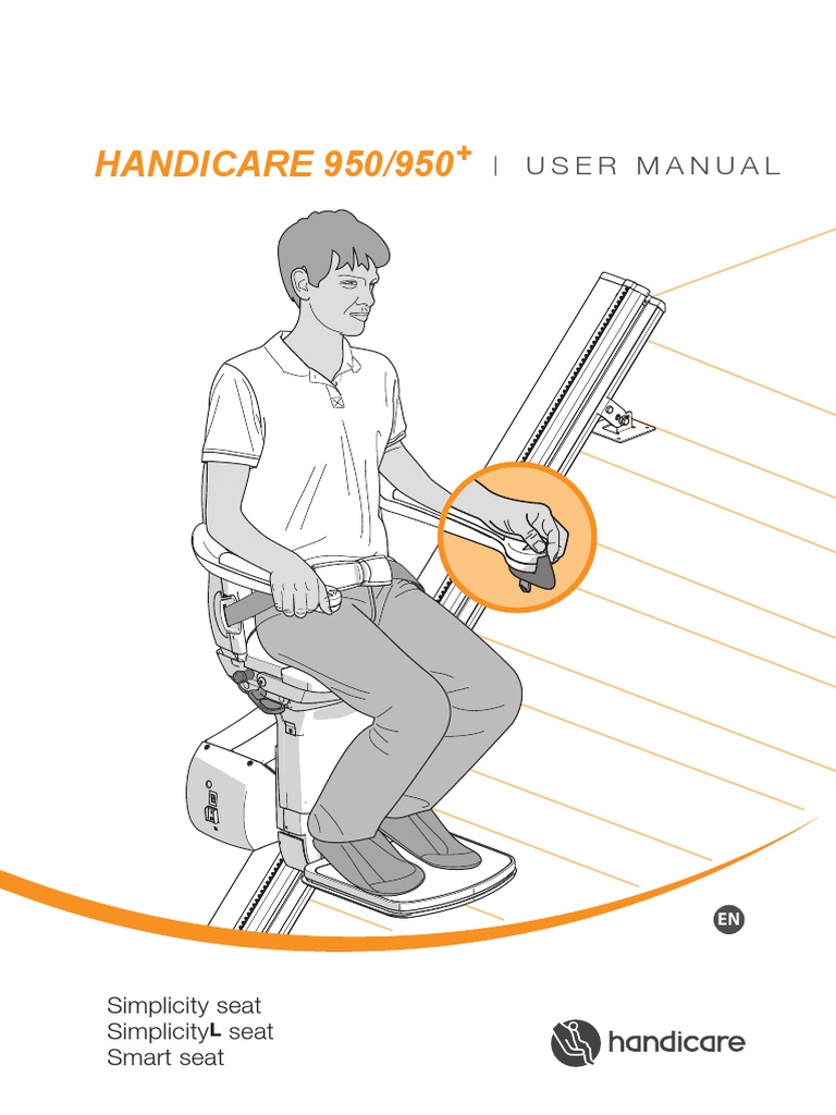 950 950 Straight Stairlift User Manual Handicare 1 | PDF | Elevator ...