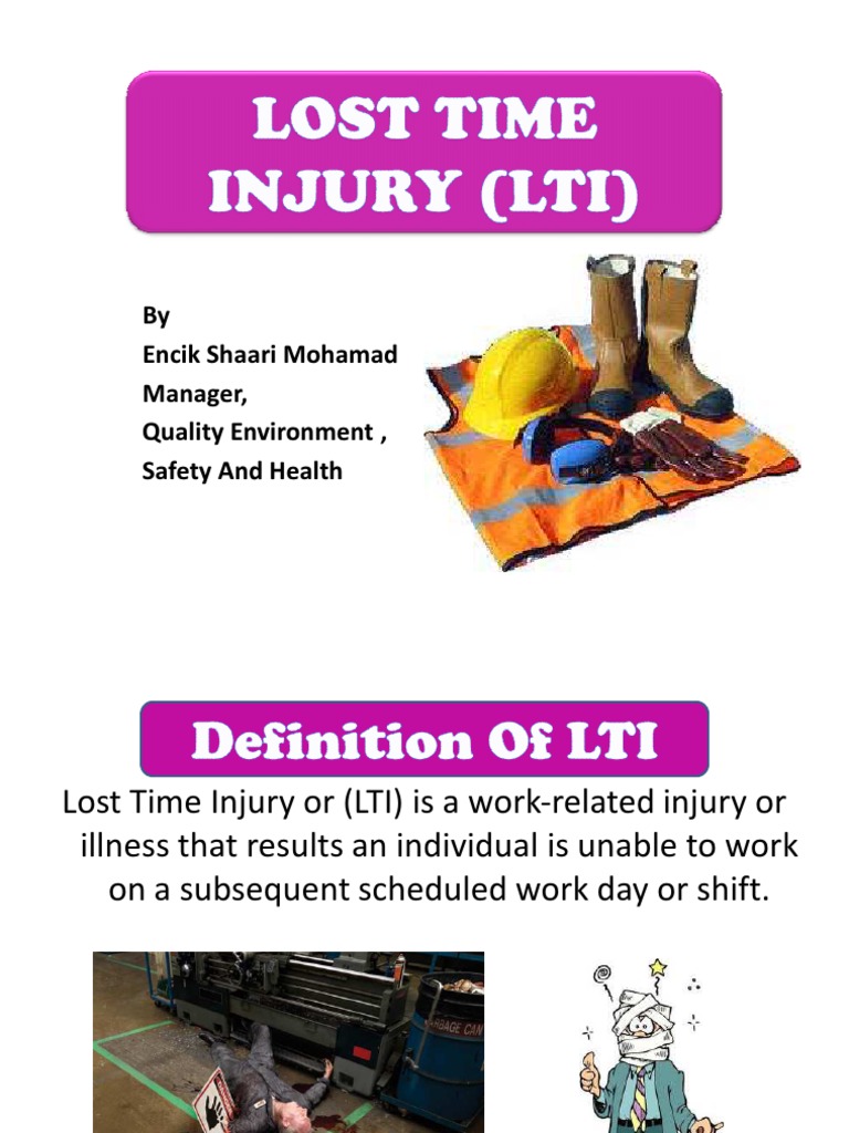 Lost Time Injury | PDF