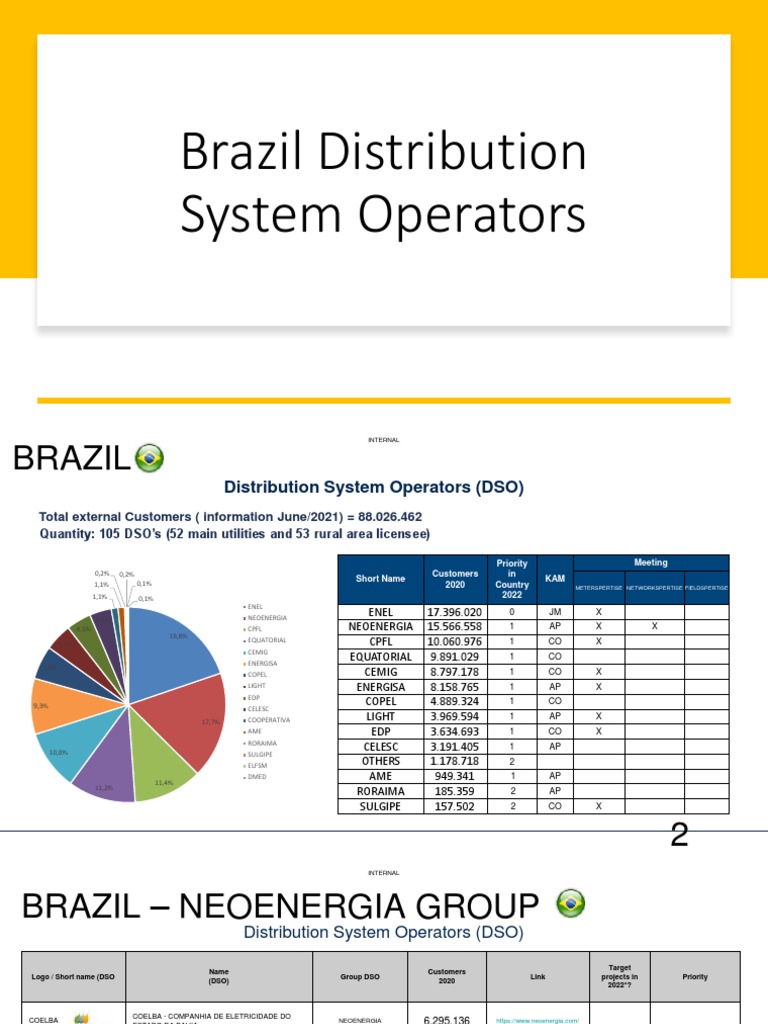 Brazil Distribution System Operators | PDF | South America | Brazil