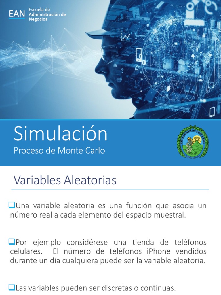 Sesión 14 Simulación Con Monte Carlo | PDF | Método Monte Carlo | Muestreo (Estadísticas)