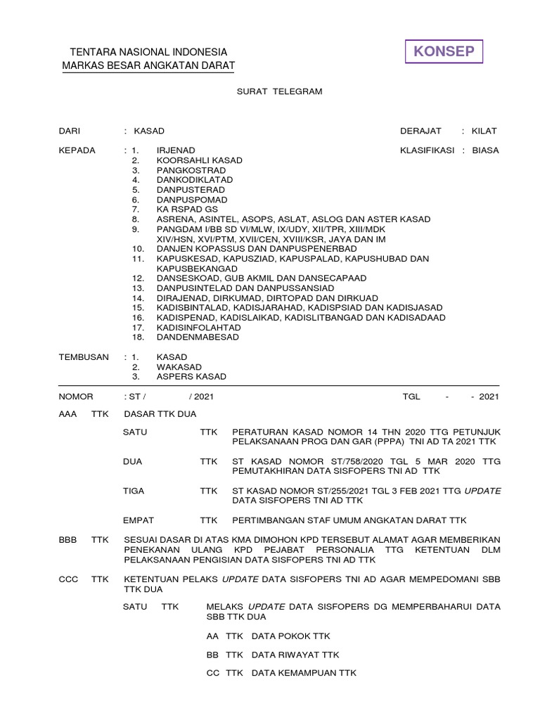 ST Penekanan Sisfopers (Jabatan Lengkap) | PDF