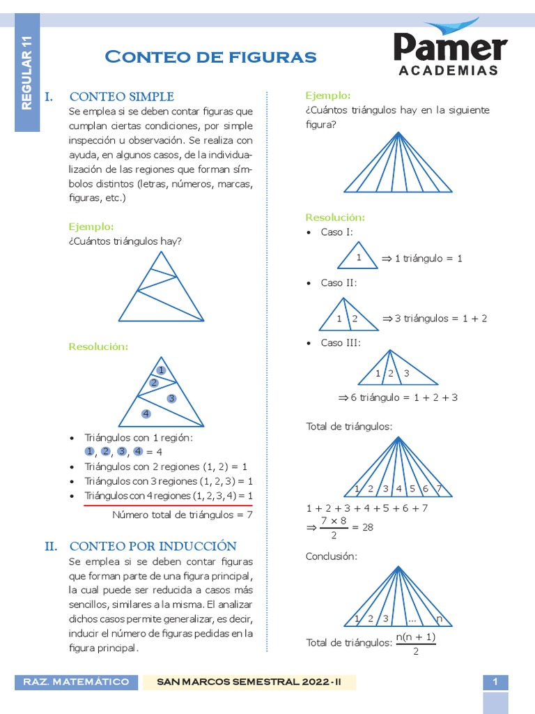 Conteo de Figuras Geométricas en Primaria | PDF | Métodos y materiales ...