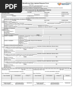 DSWD 4Ps Beneficiary Data Update Request Form Page 1 | PDF