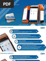 Petunjuk Penggunaan Mesin EDC Android BRI | PDF