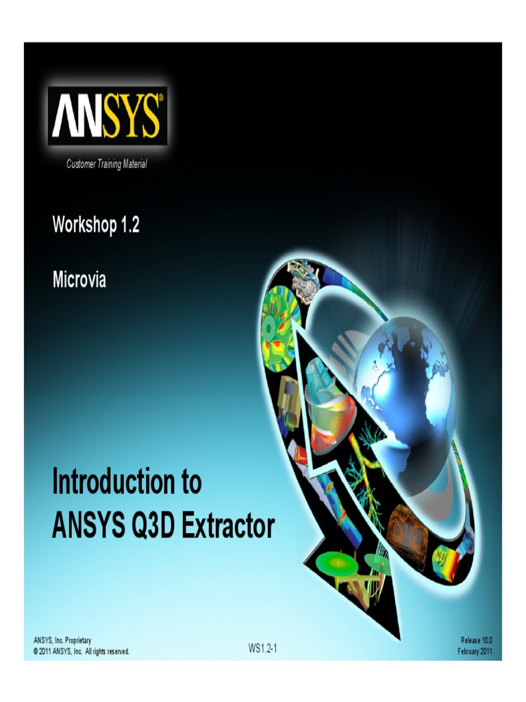 Introduction To Introduction To ANSYS Q3D Extractor: WKH 1 2 Workshop 1 ...