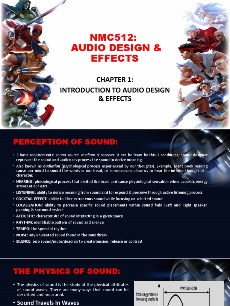 Introduction To Audio Design & Effects | PDF | Digital Audio | Sampling ...