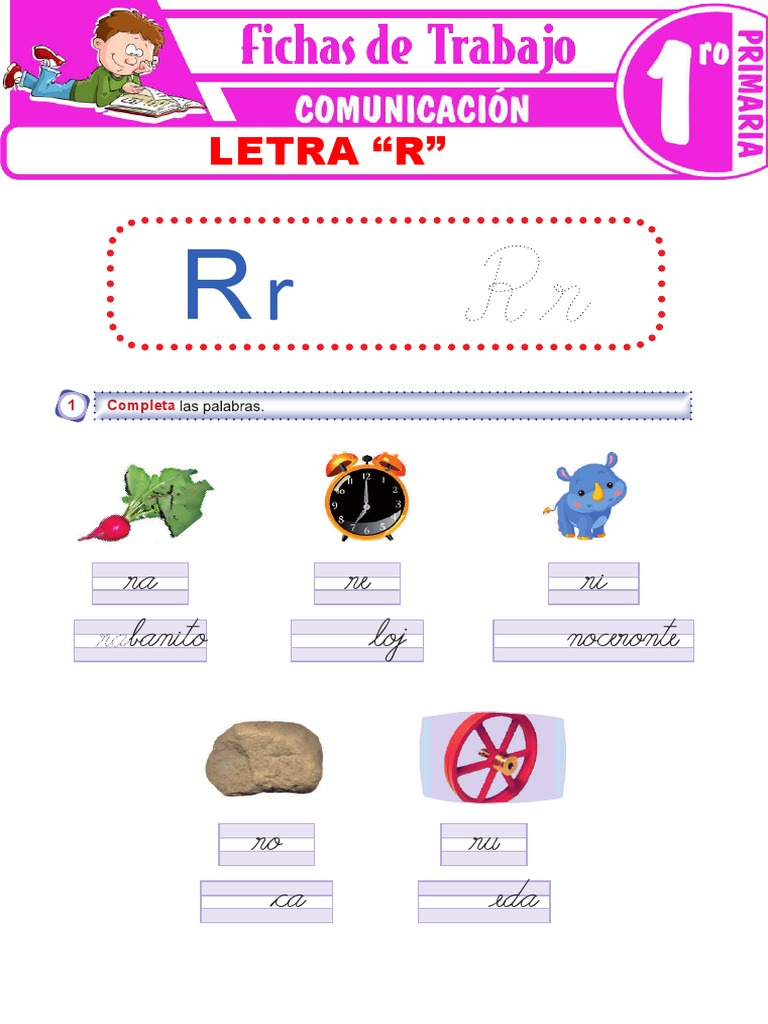 Letra-"R"-primer Grado Comprension Lectora | PDF