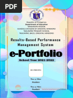 RPMS With ANNOTATIONS KRA 1 5 | PDF | Teachers | Learning