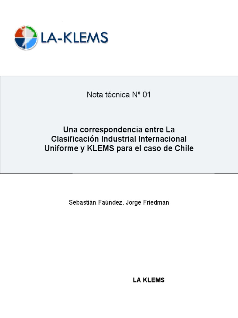 Nota Tecnica 01 | PDF | Chile | Bancos