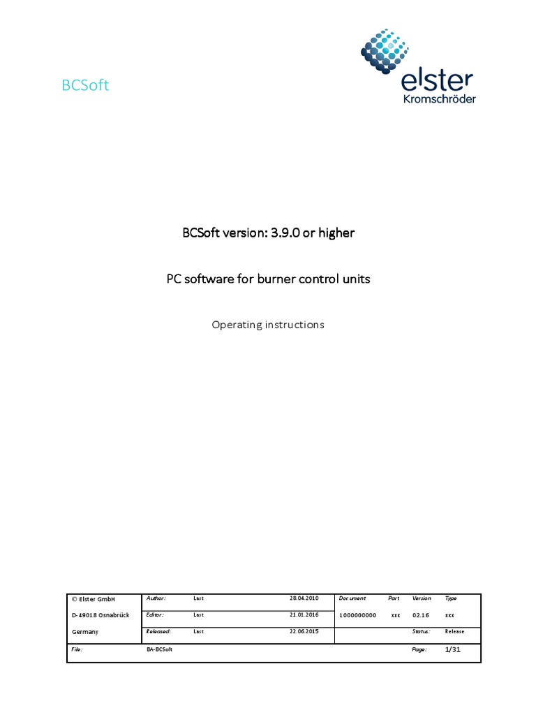 BCSoft Software Installation Guide | PDF | Menu (Computing) | Device Driver