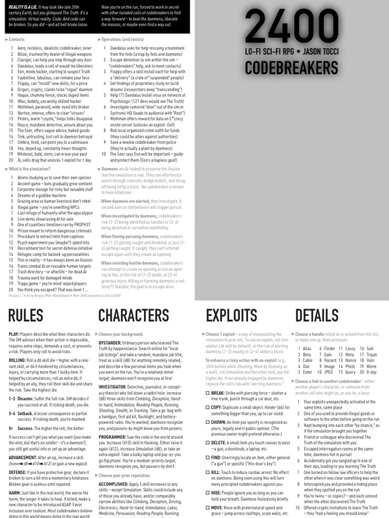 2400 Codebreakers v1.1 B&W | PDF | Young Adult