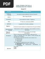 Ficha Técnica Del Test - PANAS | PDF | Validez (Estadísticas ...