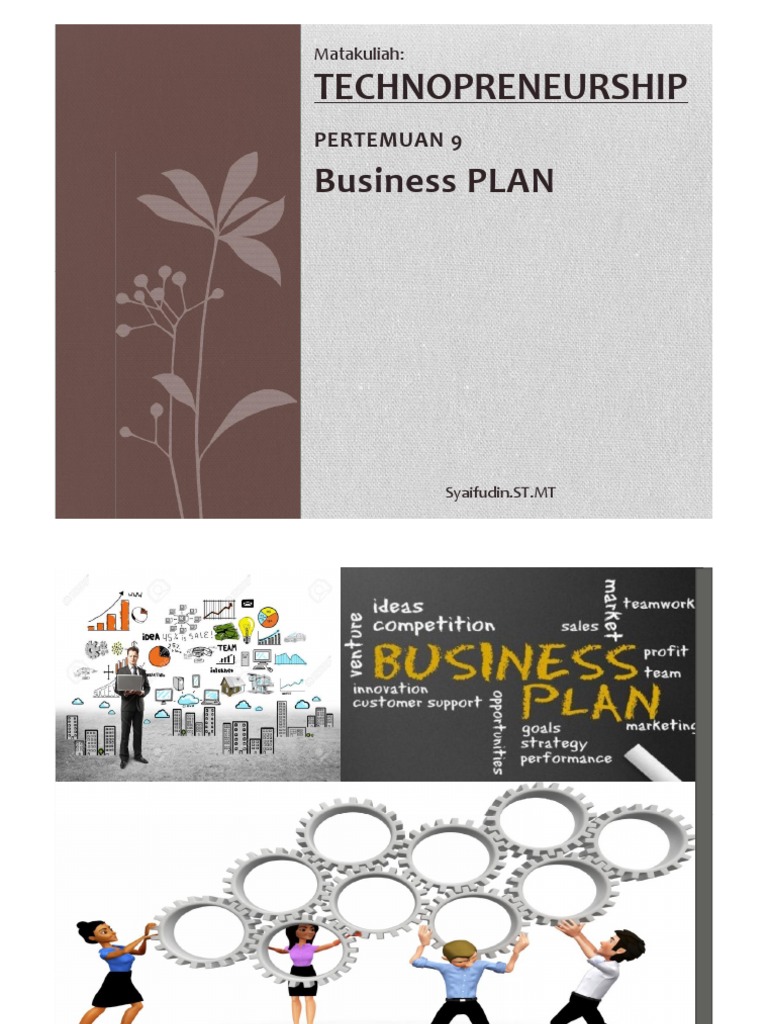 PERTEMUAN 9 Business Plan (Technopreneurship) | PDF