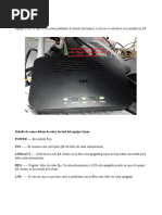 Manual ZTE F6600P: Especificaciones y Guía | PDF | USB | Wifi