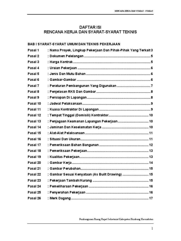 Rks Baru Ruang Rapat | PDF