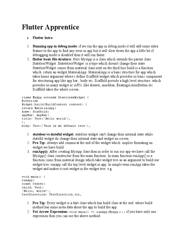 Flutter Apprentice - Complete Guide | PDF | Ios | Software