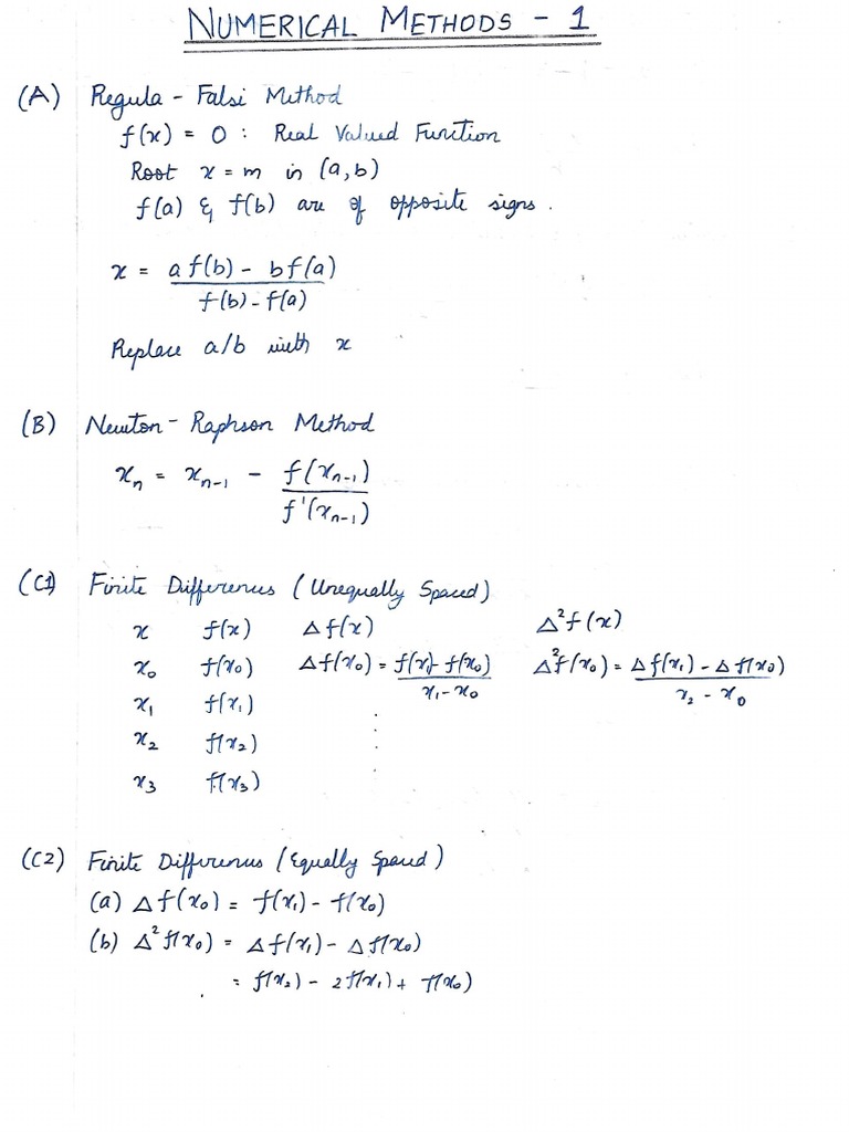 ACN - Unit 4 and 5 Formulae | PDF