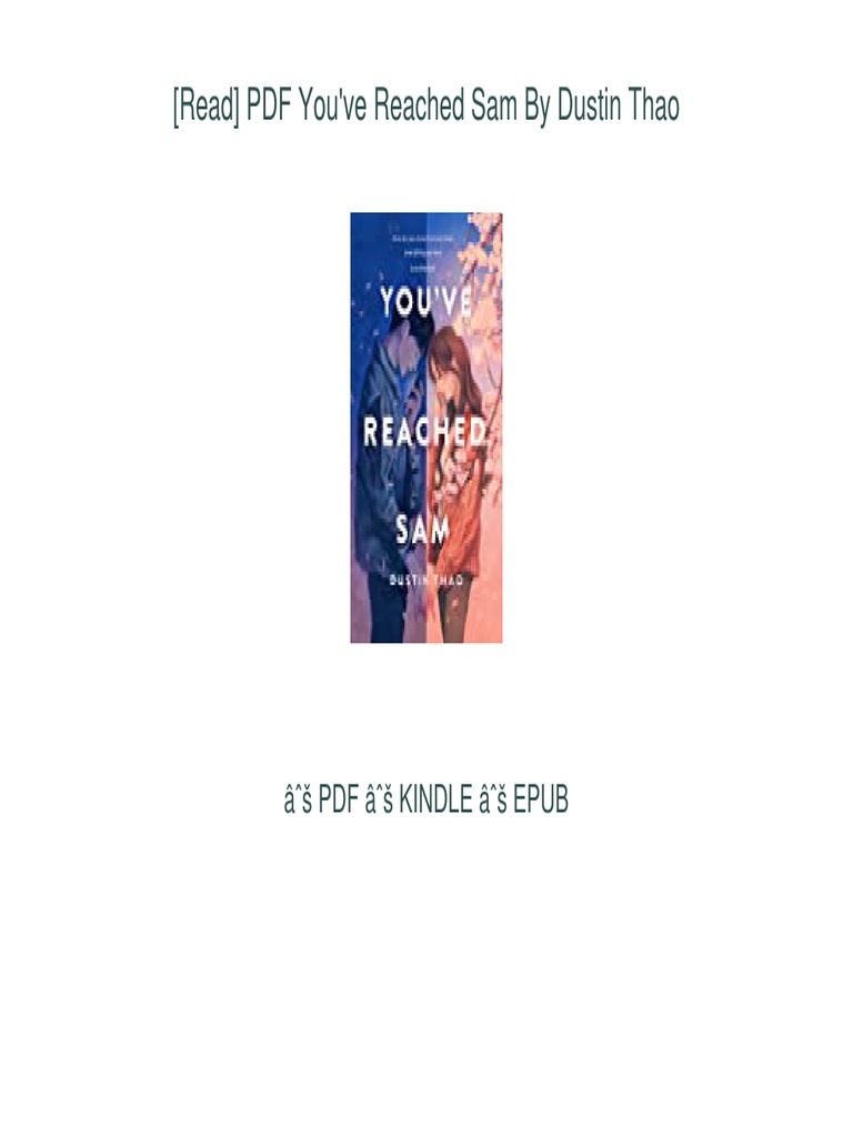 (Read) PDF You've Reached Sam by Dustin Thao | PDF