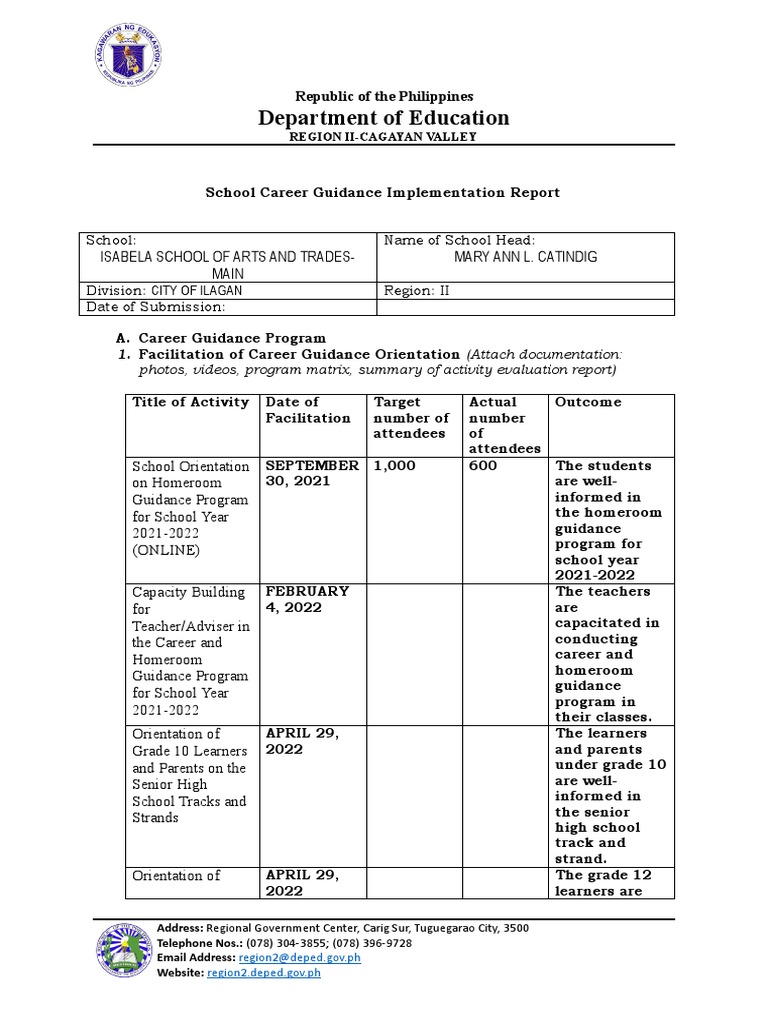 Department of Education: Republic of The Philippines | PDF | Teachers ...