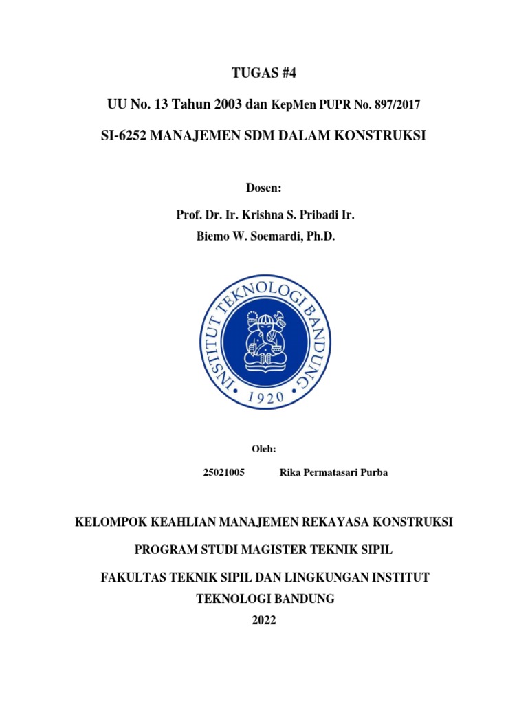 SI 6252-Tugas 4-Rika Permatasari Purba | PDF