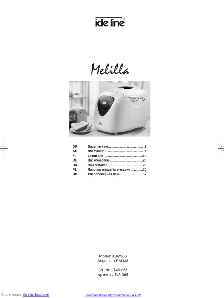 Manuel 938 | PDF