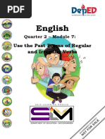 Edited Q1 Module 4 ADM Engl7 | PDF | Grammatical Tense | Verb