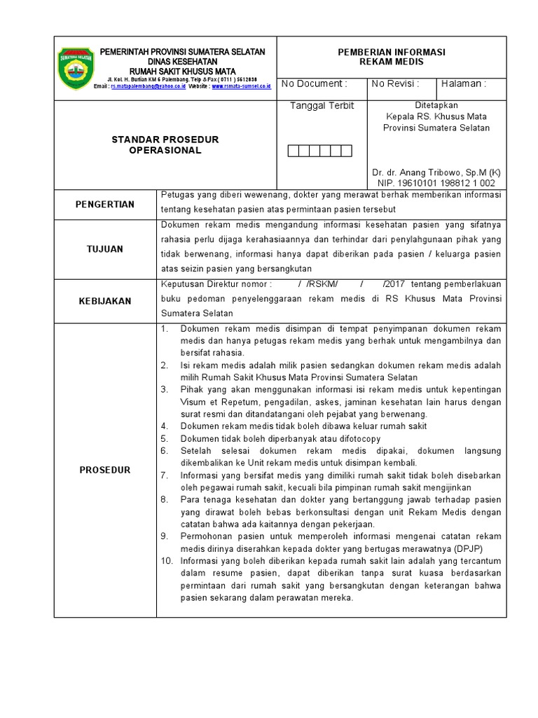 Format Spo Rs. Mata (Edited) | PDF